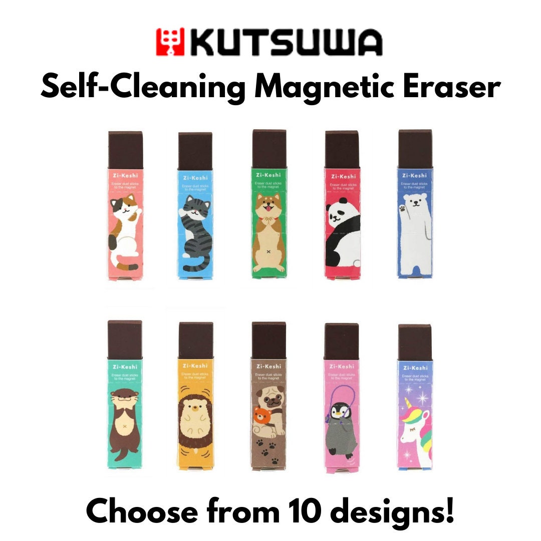 Kutsuwa Zi-Keshi Magnetic Eraser - Animals | Dreaming of Tokyo
