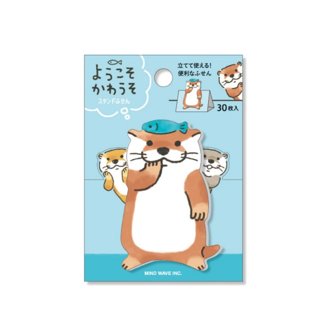 Mind Wave Japanese Sticky Notes - Otters | Dreaming of Tokyo
